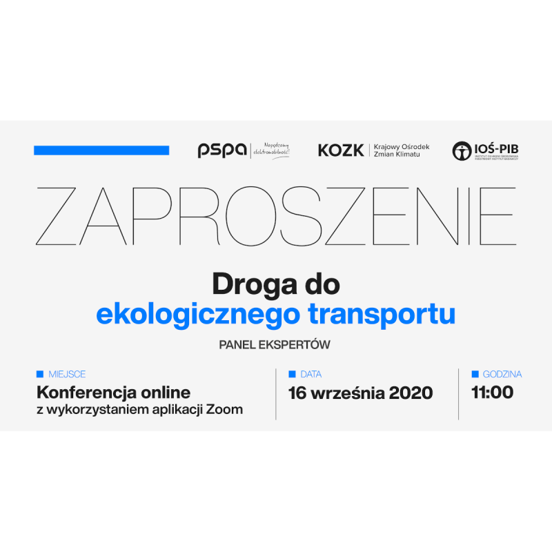 Droga do ekologicznego transportu – międzynarodowy panel ekspertów PSPA ...